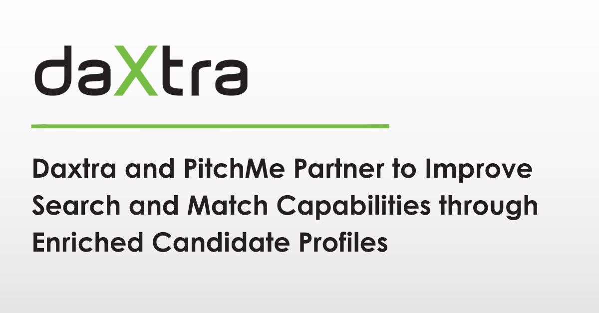 Daxtra and PitchMe Partner to Improve Search and Match
